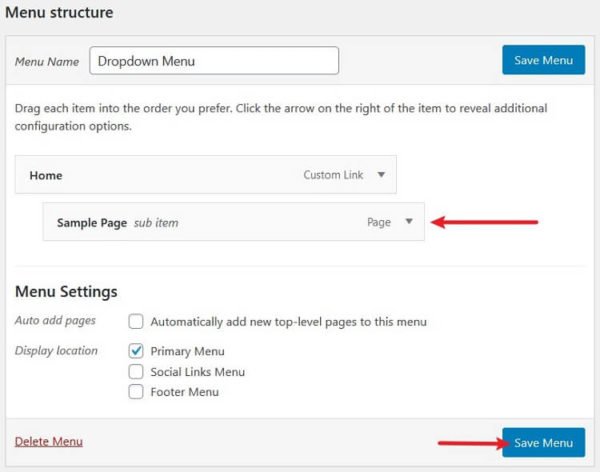 How to Make a Dropdown Menu in WordPress (the Easy Way)